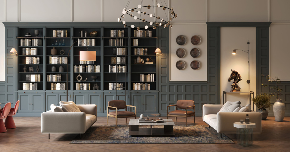 Discover the allure of homes with libraries